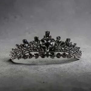 Handmade | Accessories | Black Tiara For Girl Halloween Crown Cosplay ...